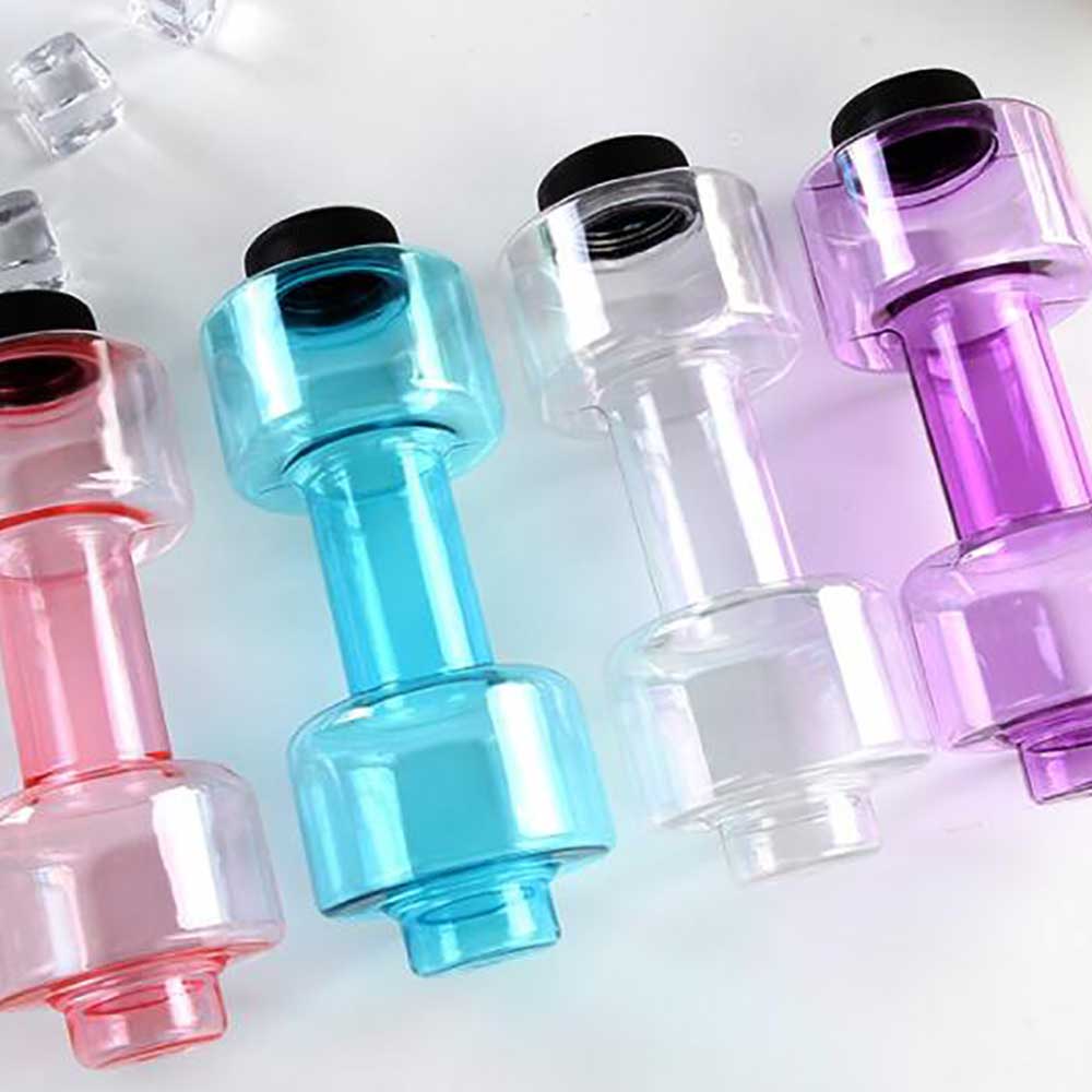 Dumbbell Shaped Sports Water Bottle – Marble Rich - The World's ...