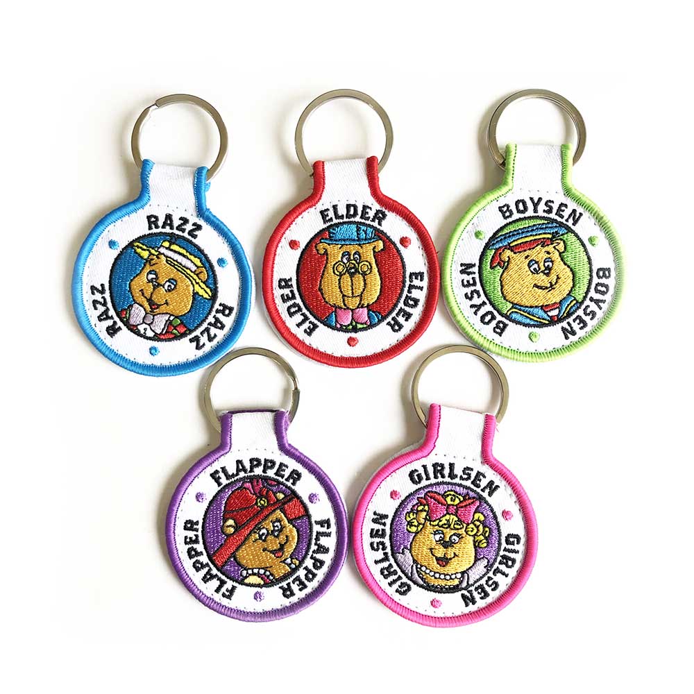 Embroidered Batch Keychain – Marble Rich - The World's Souvenir & Gift ...